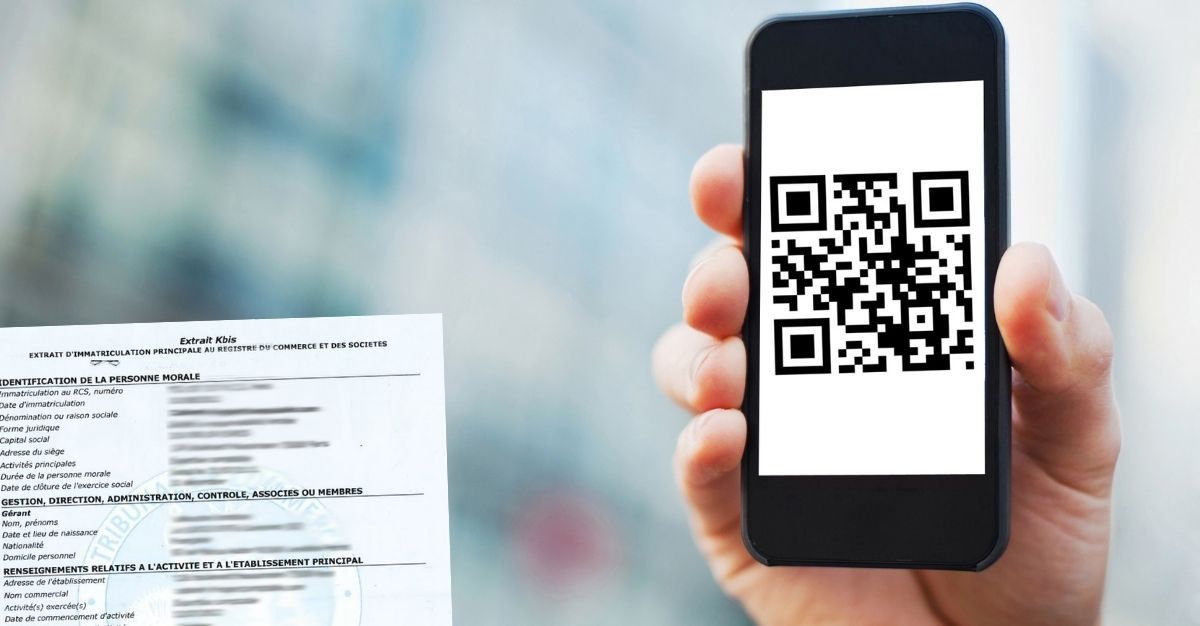 Comment obtenir un extrait kbis avec QR code